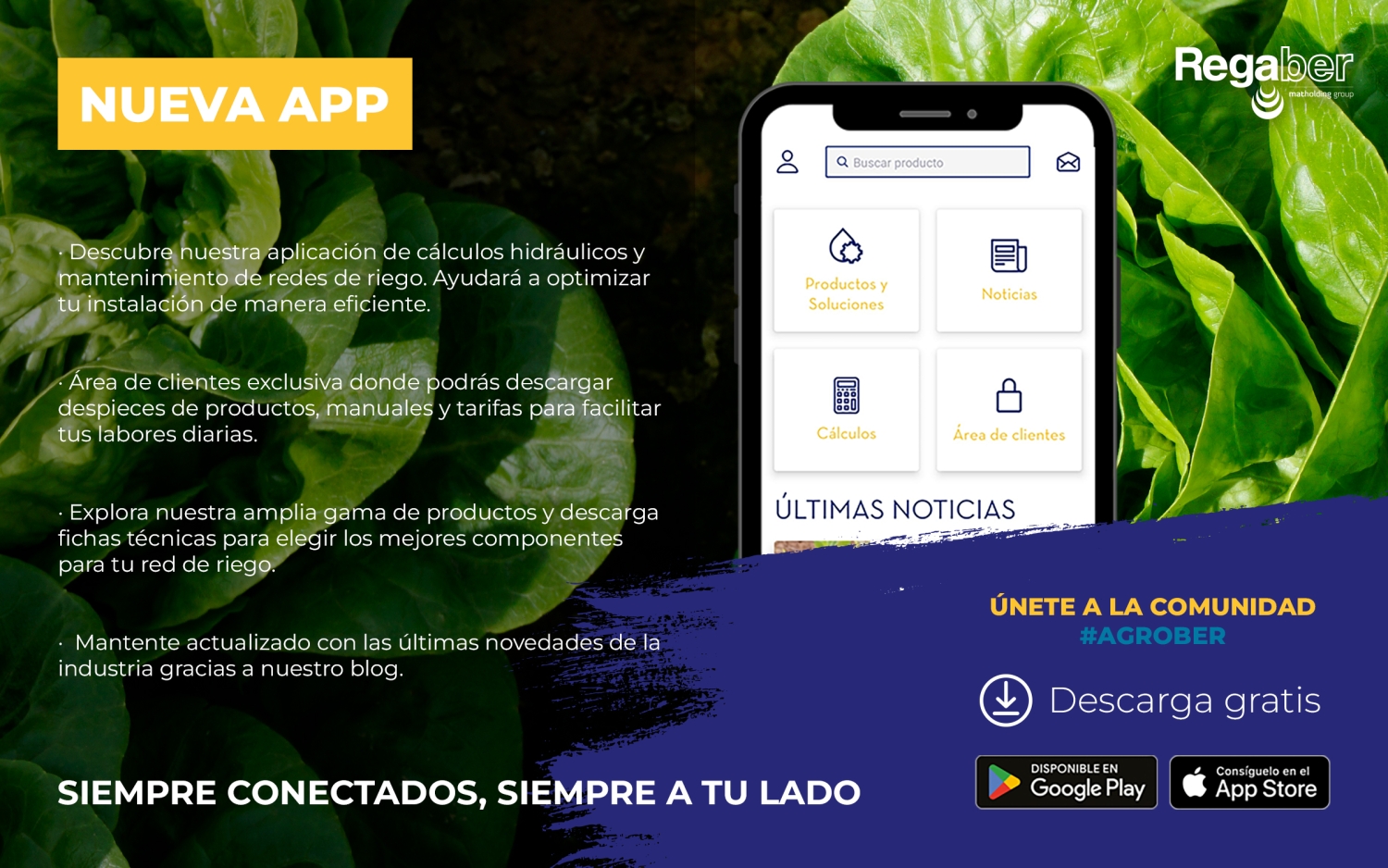 Sistemas de riego – Regaber